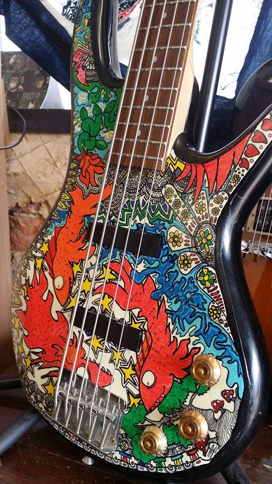 5 String Bass Project | Art by MuscularTeeth