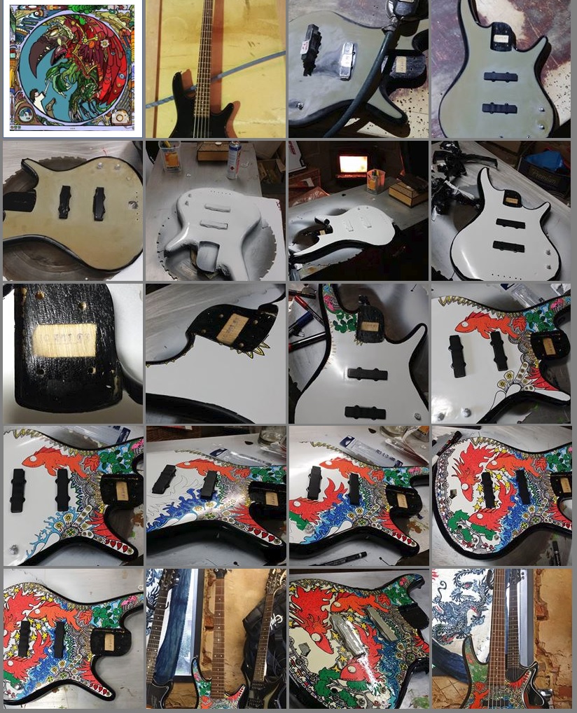 5 String Bass Project | Art by MuscularTeeth